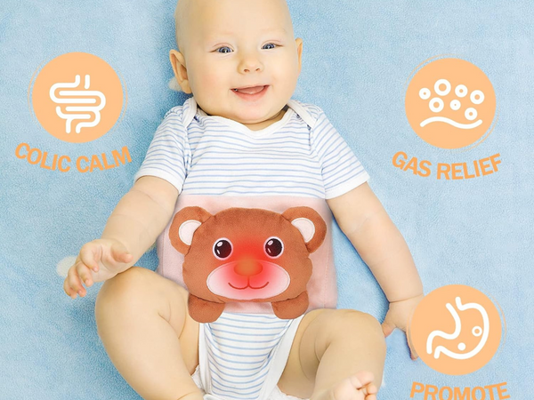 Baby Colic, Gas and Upset Stomach Relief - Newborns Heating Pad Colic ...